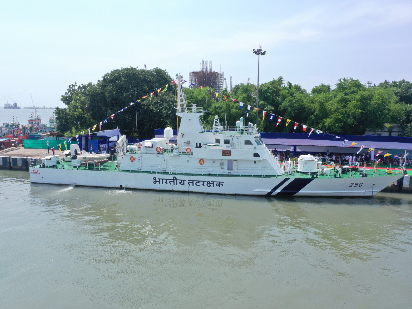 India Coast Guard ship Adamya commissioned at Paradip Port - The Sunday ...