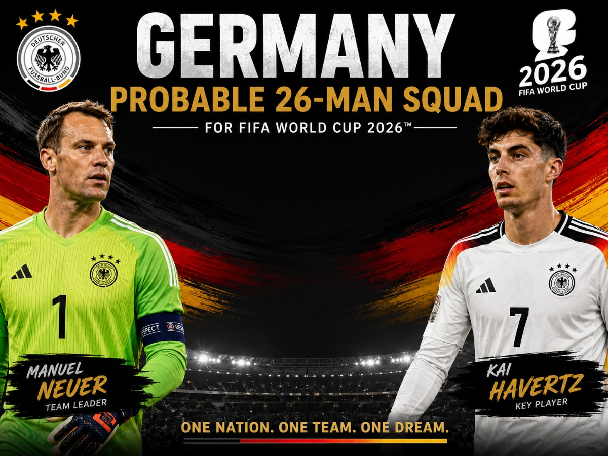 Germany Probable 26-Man Squad, FIFA World 2026: From Manuel Neuer to ...