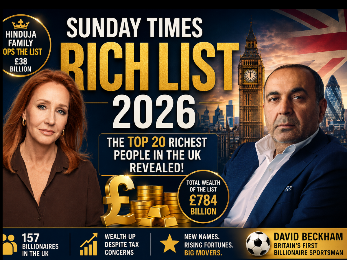 Sunday Times Rich Full List 2026: Who are the wealthiest people in the ...