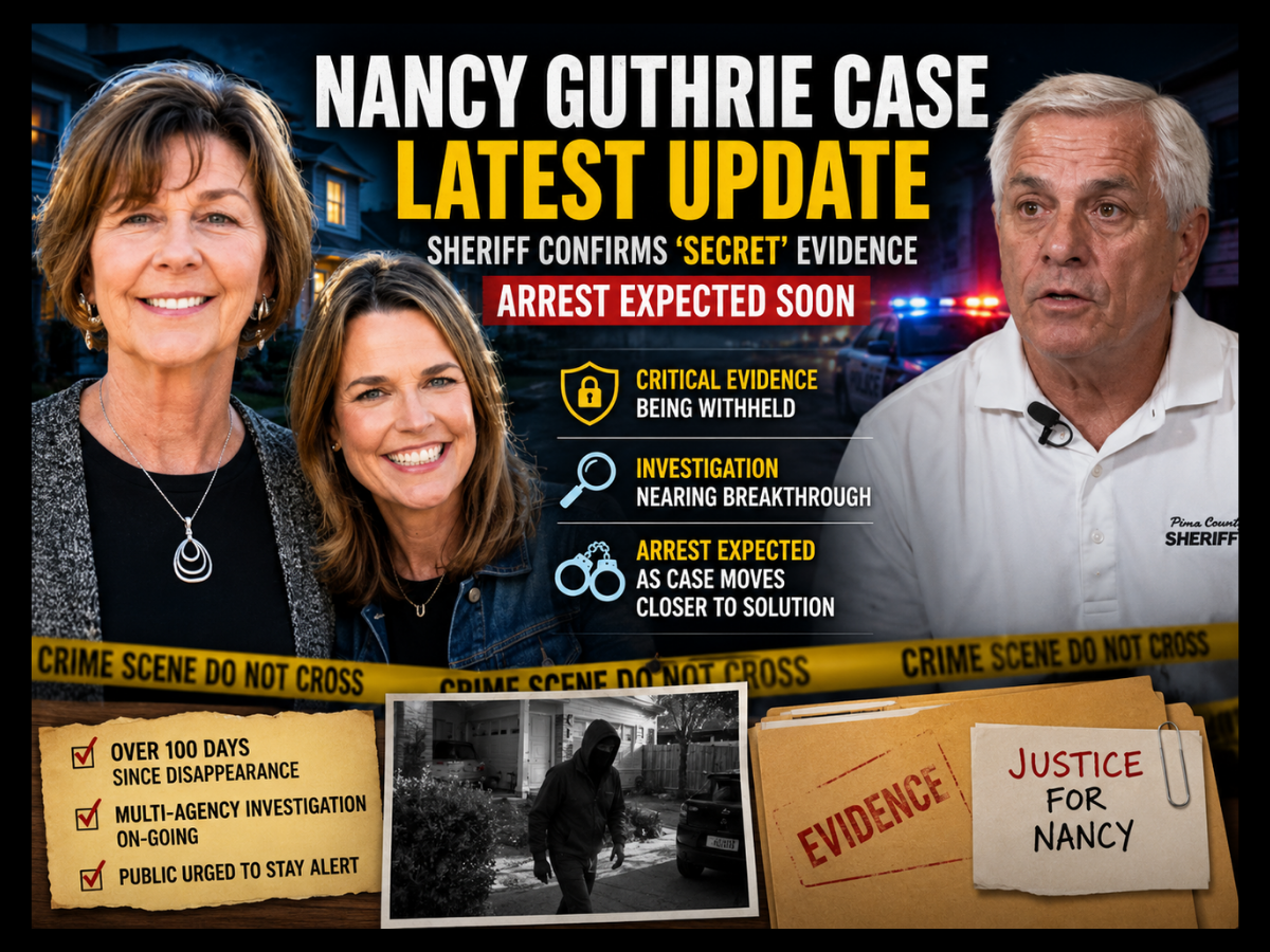 Nancy Guthrie Case Latest Update: Sheriff Chris Nanos Says ‘Arrest ...