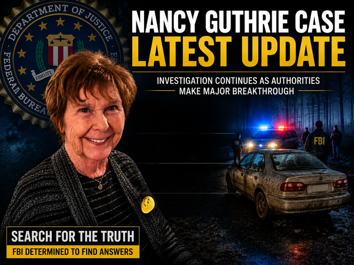 Nancy Guthrie Case Latest Update Today: New Evidence Questions Sparks ...